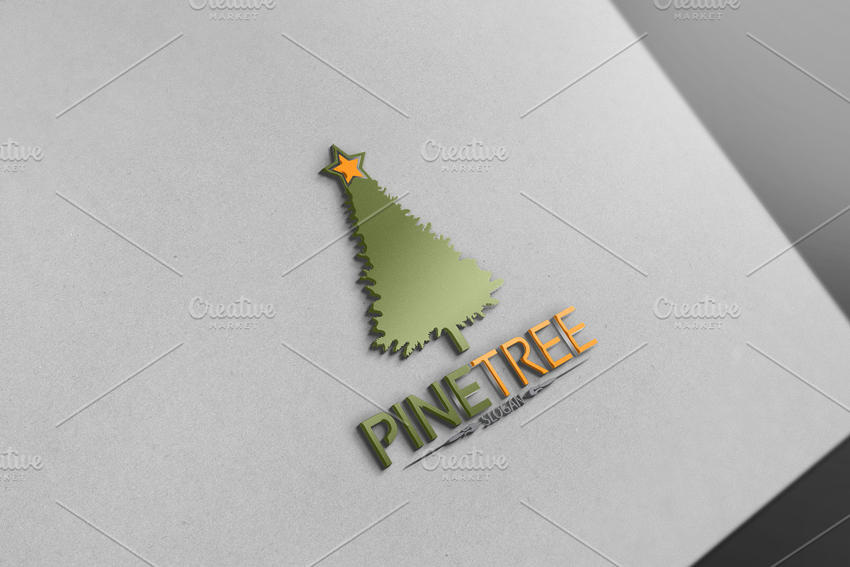Pine Tree Logo, a Branding & Logo Template by Josuf Media
