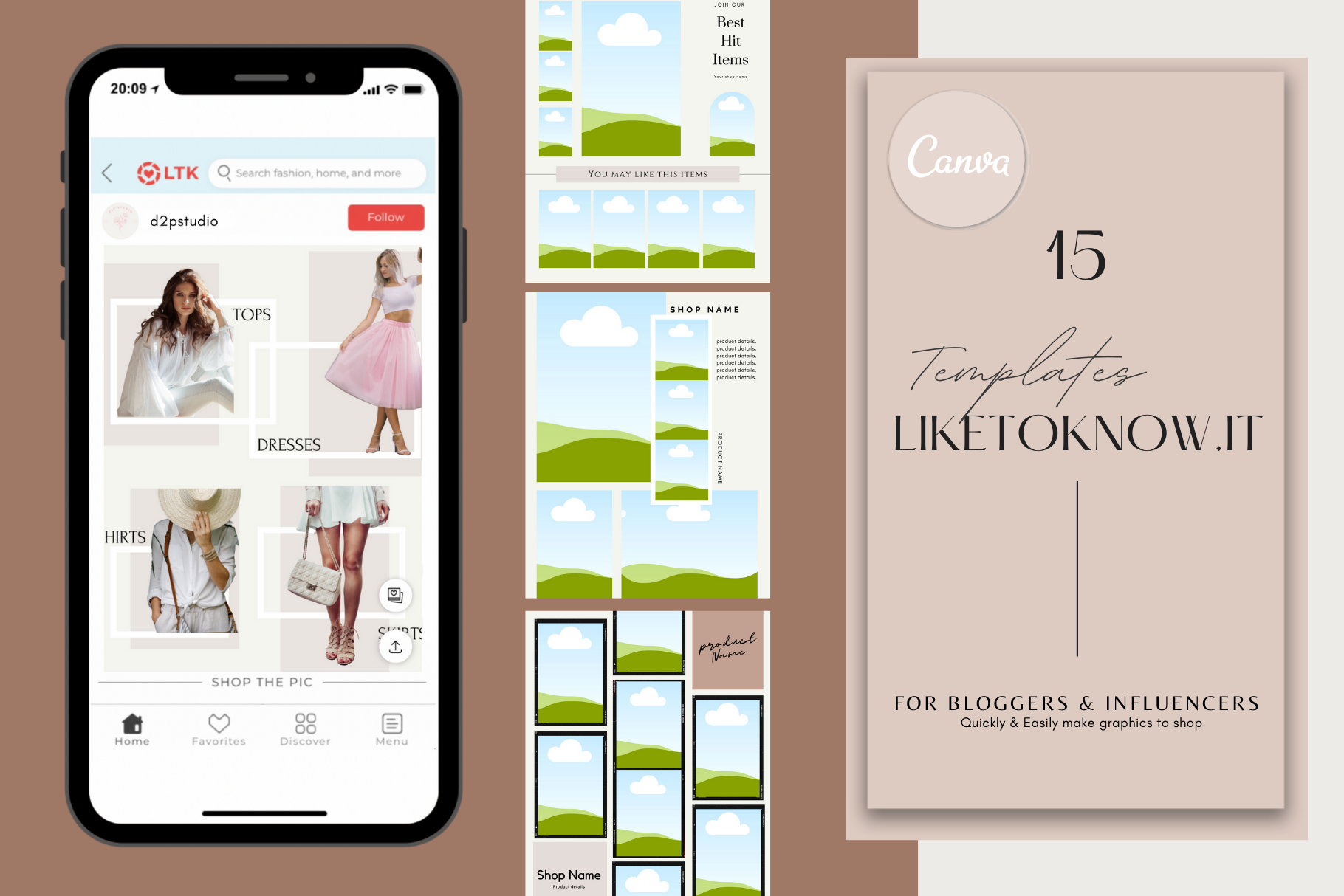 15 LiketoKnow.it Canva Templates