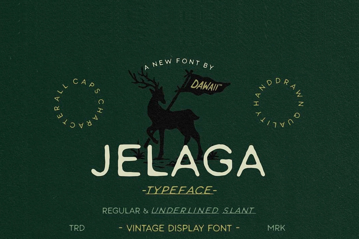 Jelaga Typeface