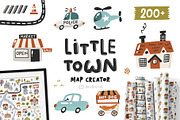 Little town. Map creator, a Graphic by Murvin