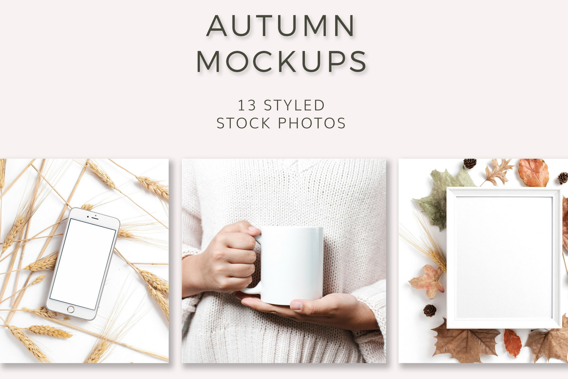 Autumn Mockups (13 Images), a Holiday Photo by Ivory Mix