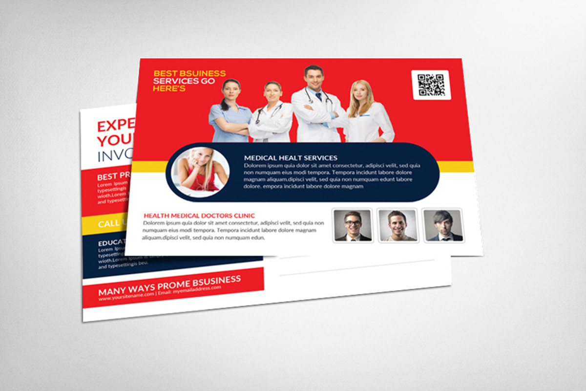 10 Multipurpose Business Postcards, a Card Template by graphicforest