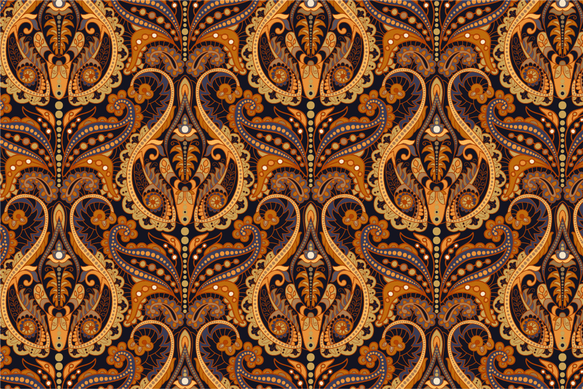 10 Vintage Paisley Patterns, a Pattern Graphic by Sunny_Lion