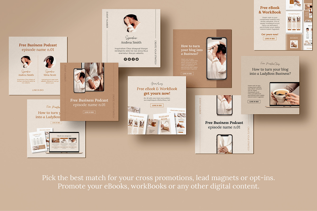 Instagram Course Creator, a Social Media Template by Mirazz