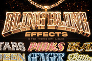 Bling Bling Logo and Text Effects, a Layer Style Add-On by Hyperpix ...