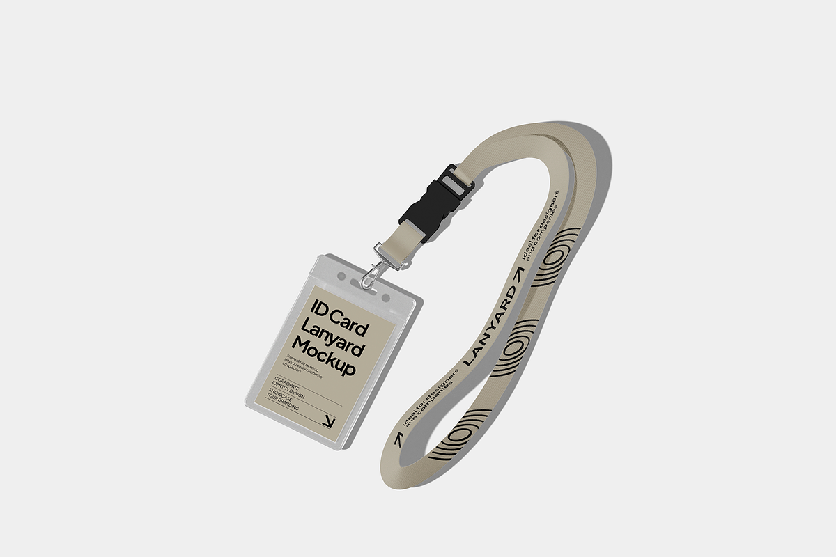 Lanyard Mockup, a Packaging Mockup by Permadi Creative