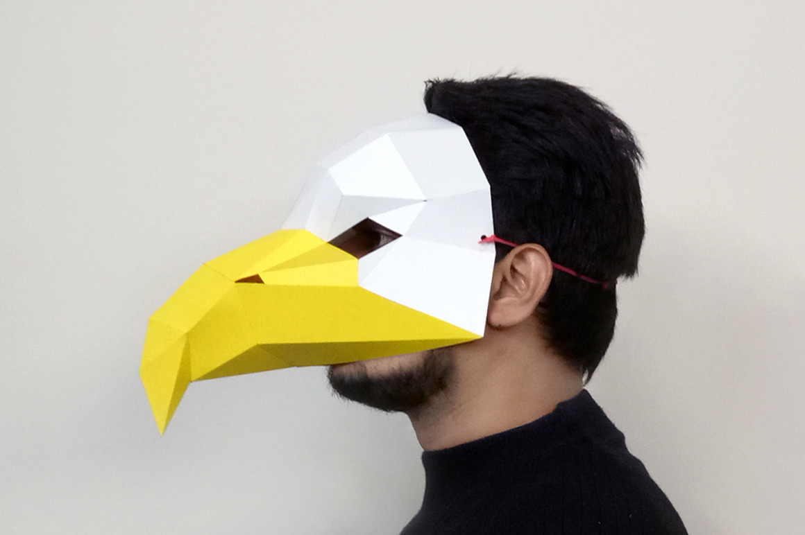 DIY Eagle Mask - 3d papercraft, a Templates & Theme by PAPER amaze