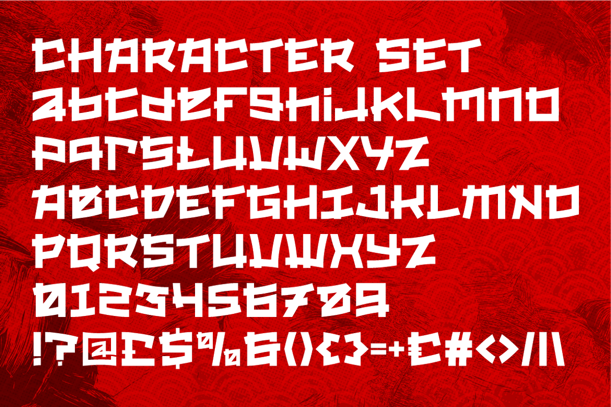 Kurozen Japanese Style Font, a Font by PutraCetol Studio