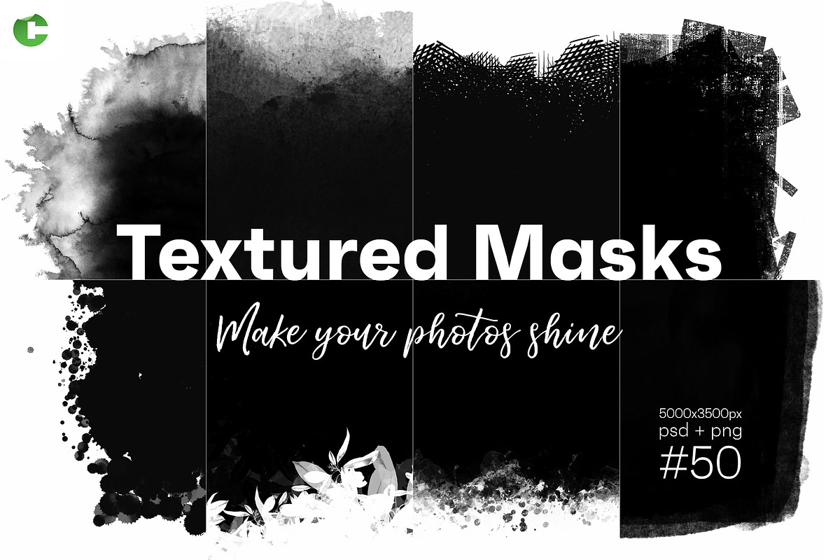Textured Masks | Creative Market