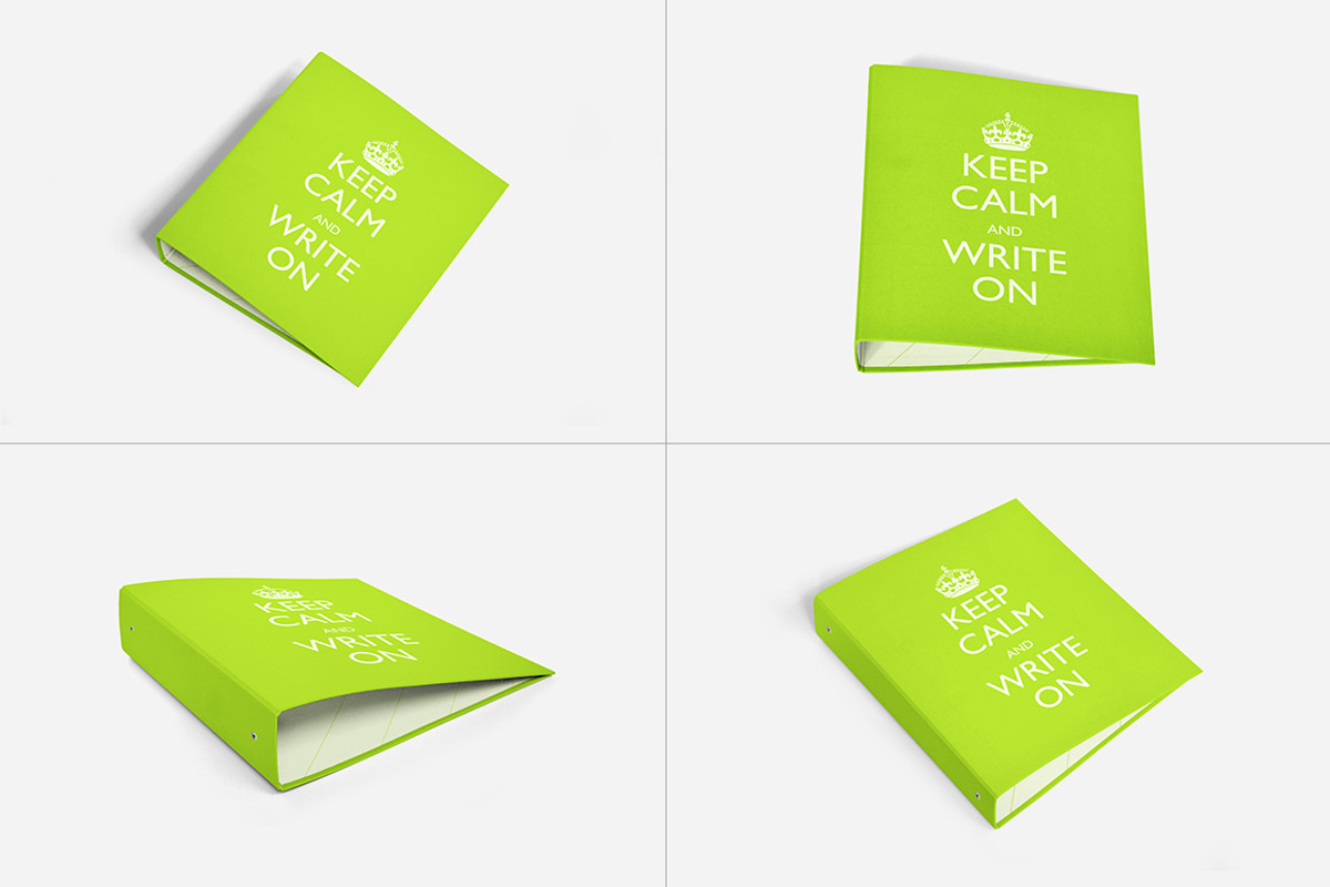 Binder Mockup Set, a Household Mockup by Creatsy