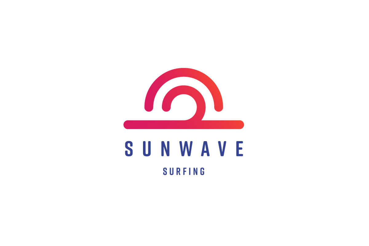 Sun Wave Logo Template, a Branding & Logo Template by PixaSquare