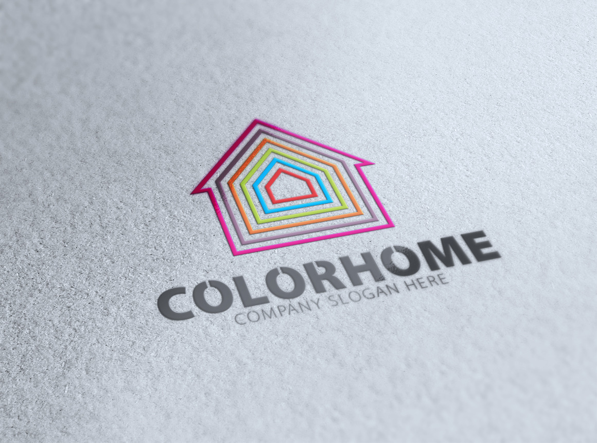Color Home Logo, a Branding & Logo Template by essegraphic