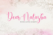 Dear Natasha, a Script Font by Lemon Studio Type