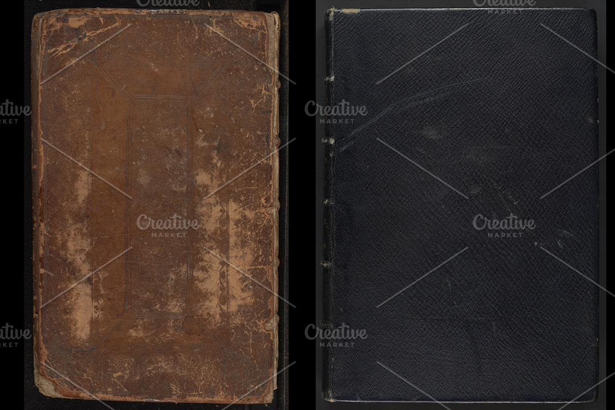 Distressed Antique Book Cover Textur, a Texture Graphic by Blue Line Design