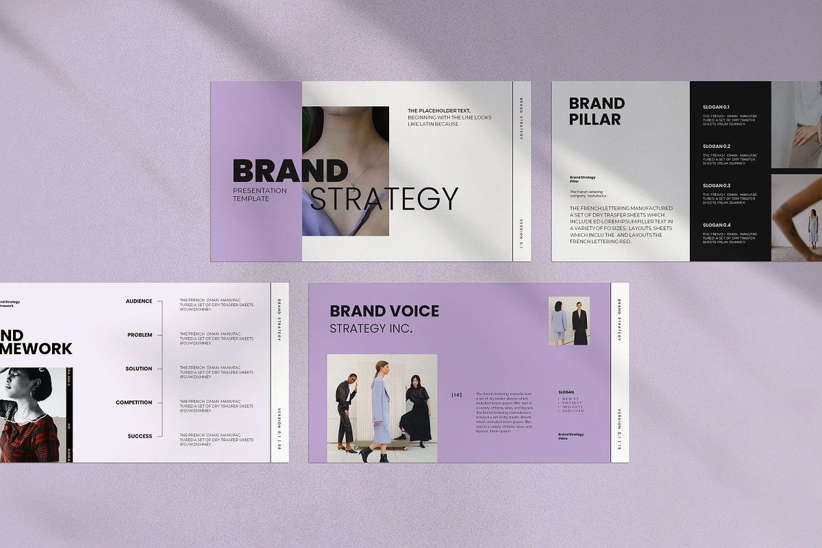 Brand Strategy Presentation Template, a Presentation Template by ...