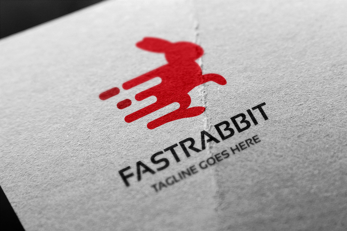 Fast Rabbit Logo, a Branding & Logo Template by Design_Planet