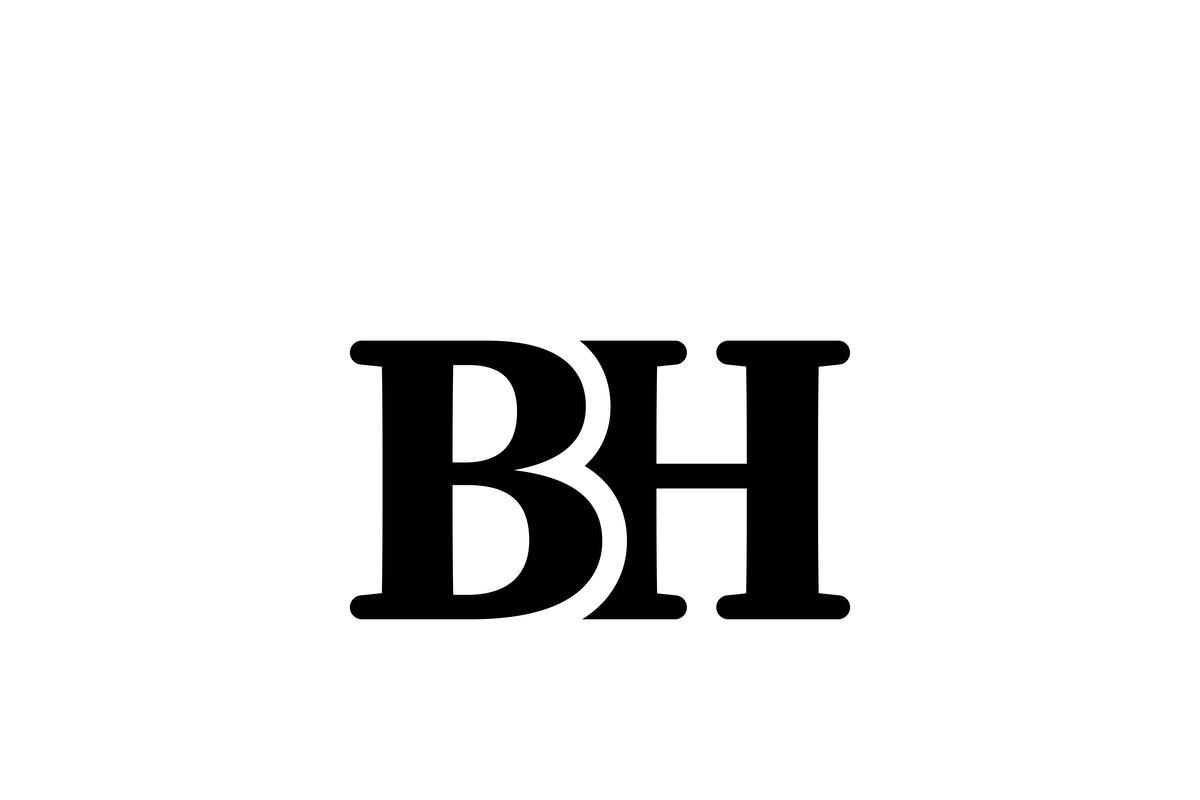 BH logo design vector template, a Branding & Logo Template by xcoolee ...