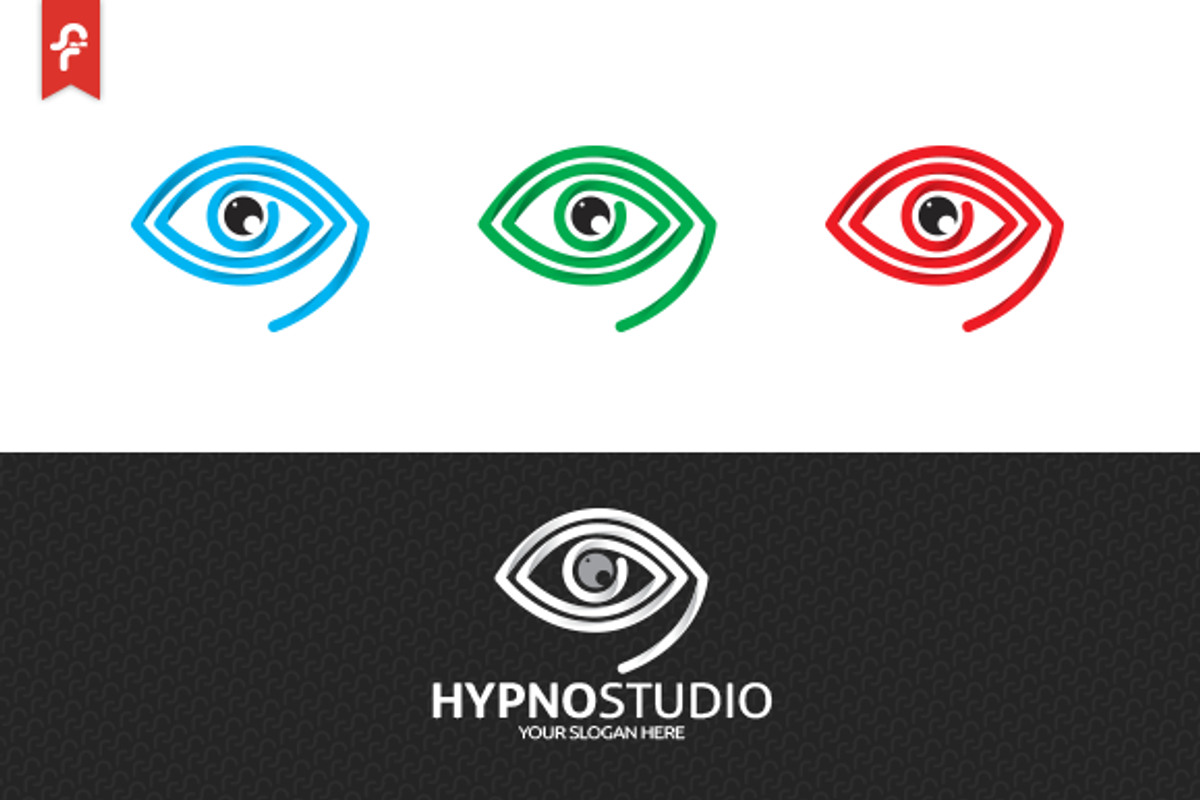 Hypno Studio Logo, a Branding & Logo Template by ft.studio