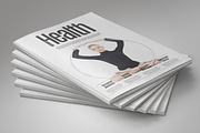 Health Magazine Template, a Magazine Template by Thirtypath Studio