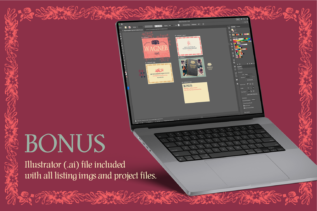 Wagner 1941 Vintage Antique font, a Serif Font by Jeffry Macpherson Visuals