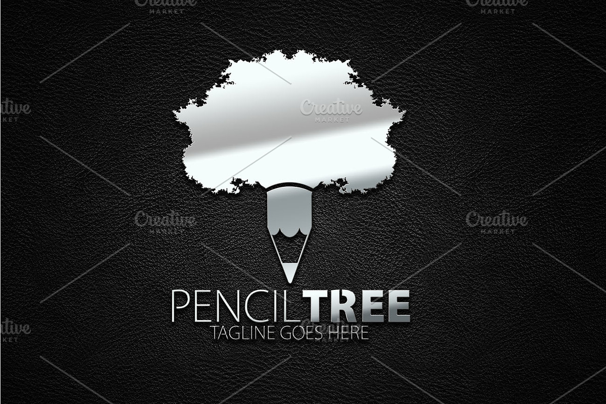 Pencil Tree Logo, a Branding & Logo Template by Josuf Media