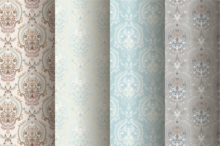 7 Vintage Folk Patterns, a Pattern Graphic by Sunny_Lion