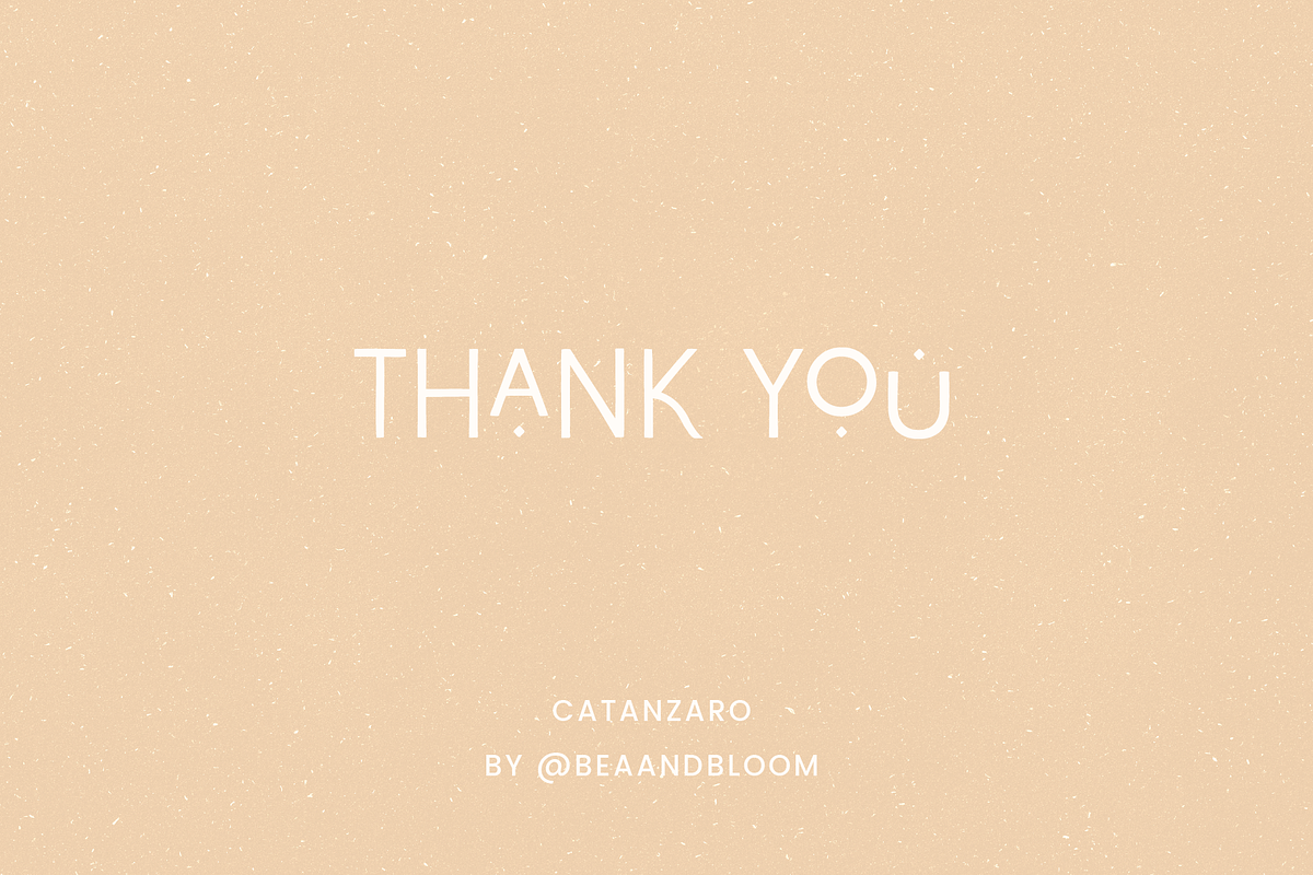 Catanzaro Ligature Display Font, a Sans Serif Font by Emma Webb Studio