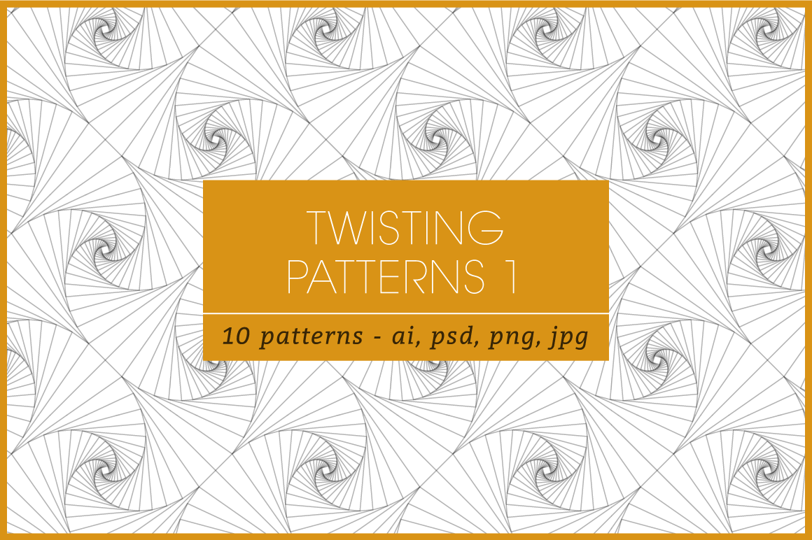 Twisting Patterns 1, a Pattern Graphic by kloroform