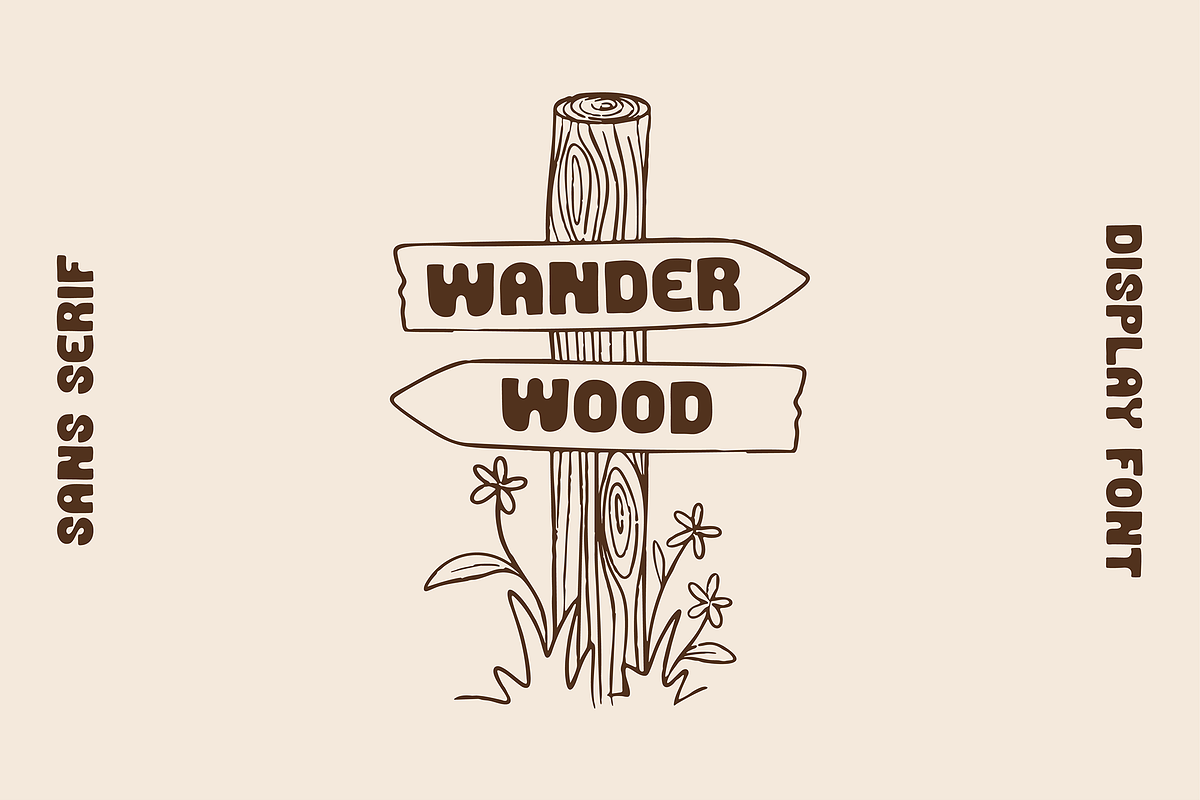 Wanderwood Sans Serif Font