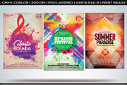 Colorful Flyers Bundle Vol. 2 | Flyer Templates ~ Creative Market