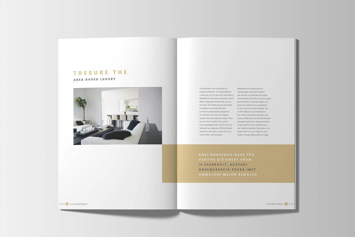 Luxury Lifestyle Magazine/LookBook, a Magazine Template by Layout Design
