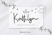Kathlyn Signature Font, a Script Font by Youthlabs Studio
