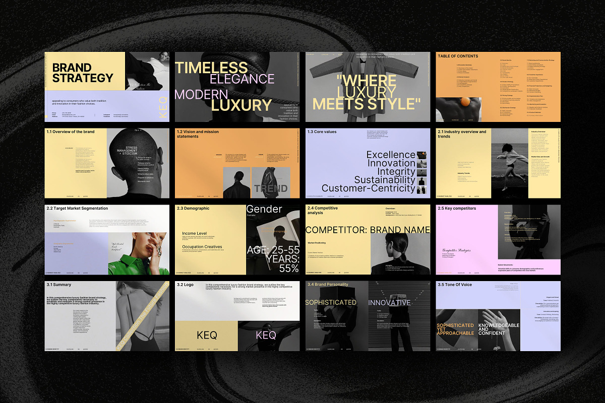 Brand Strategy Framework, a Presentation Template by Studio Industry