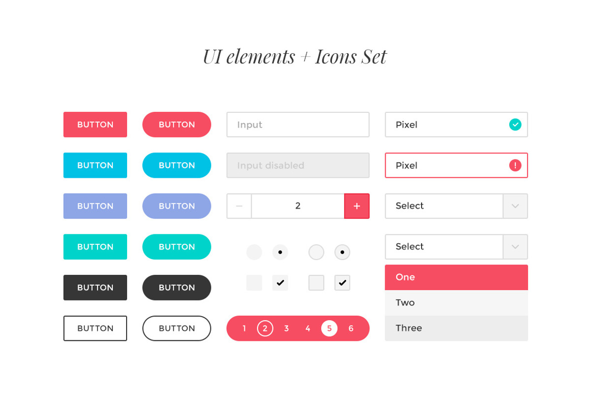 Vanilla UI Kit for Photoshop | Creative Market