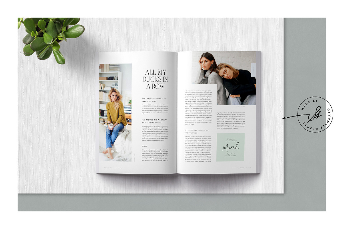 FIFTH Magazine Template, a Magazine Template by Studio Standard