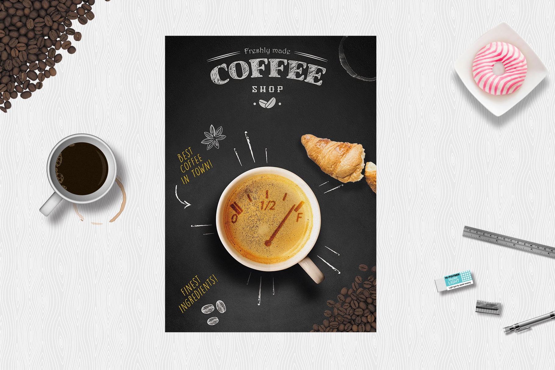 Coffee Flyer/Menu, a Flyer Template by Nina Shaw