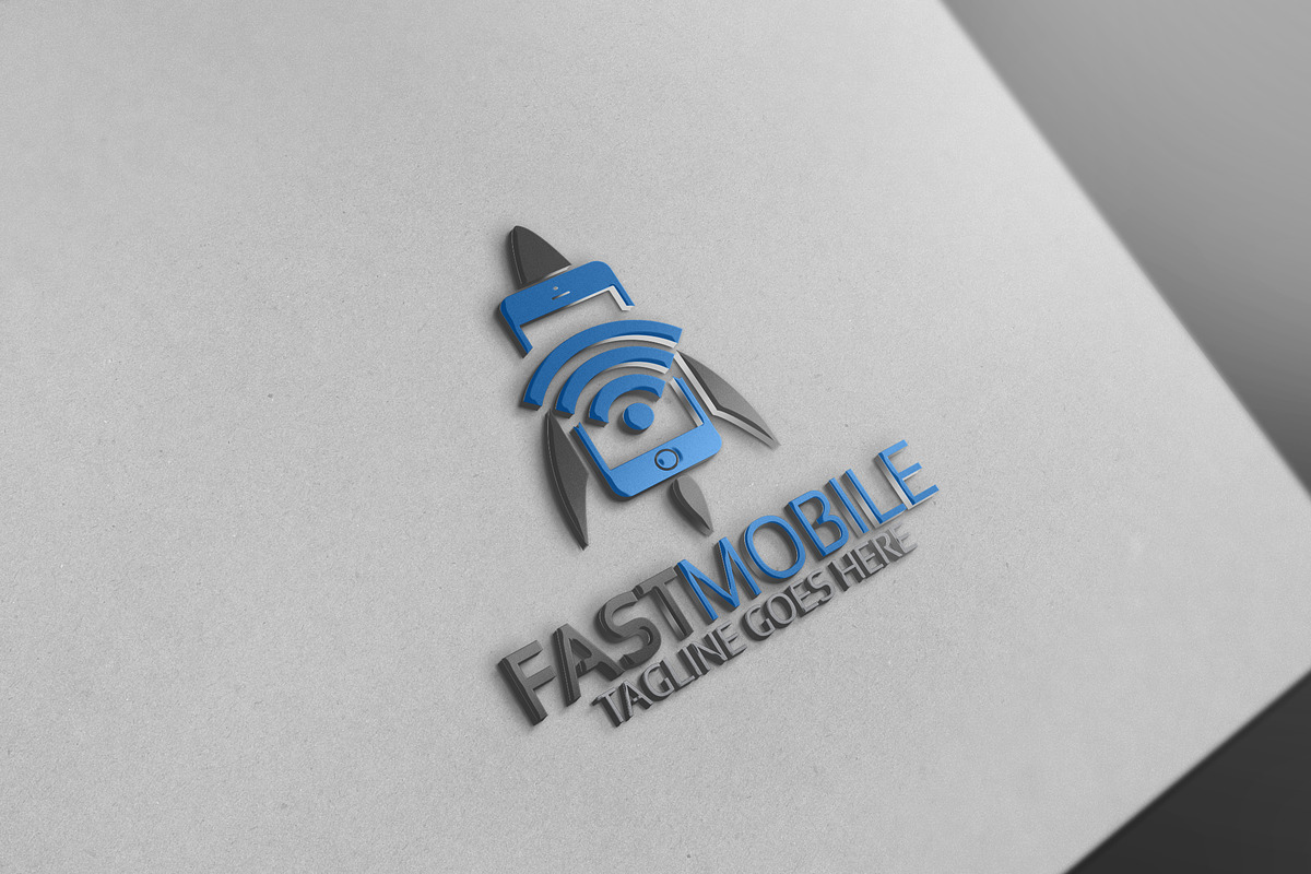 Fast Mobile Logo, a Branding & Logo Template by Josuf Media | Creative ...