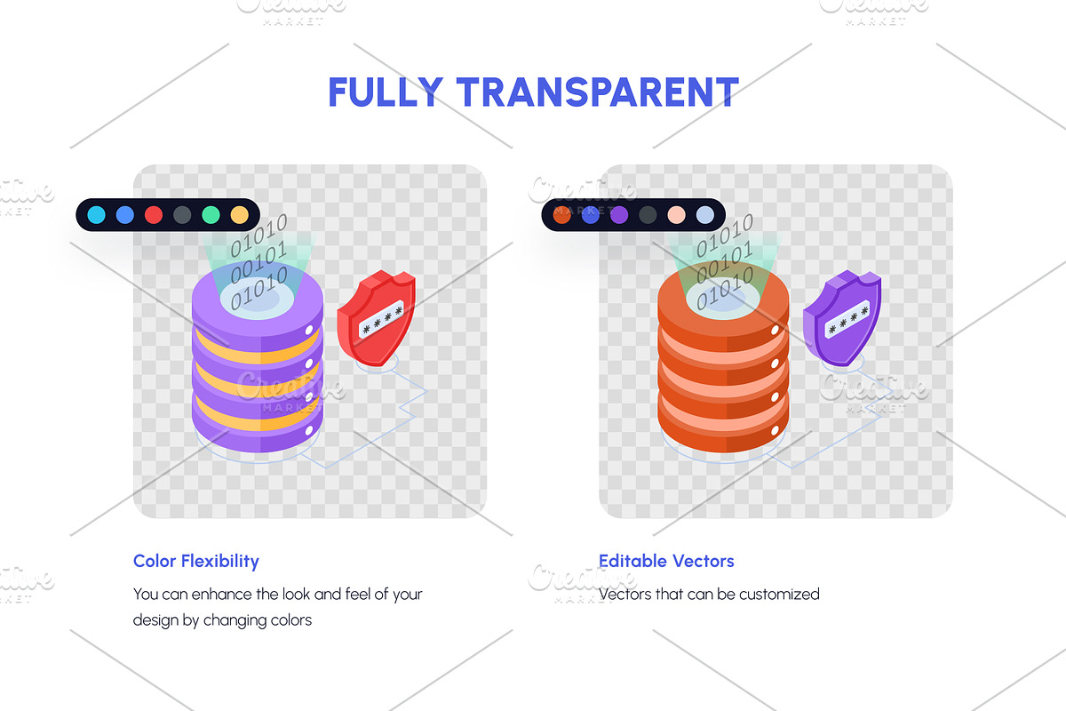 Animated Database Icon Set