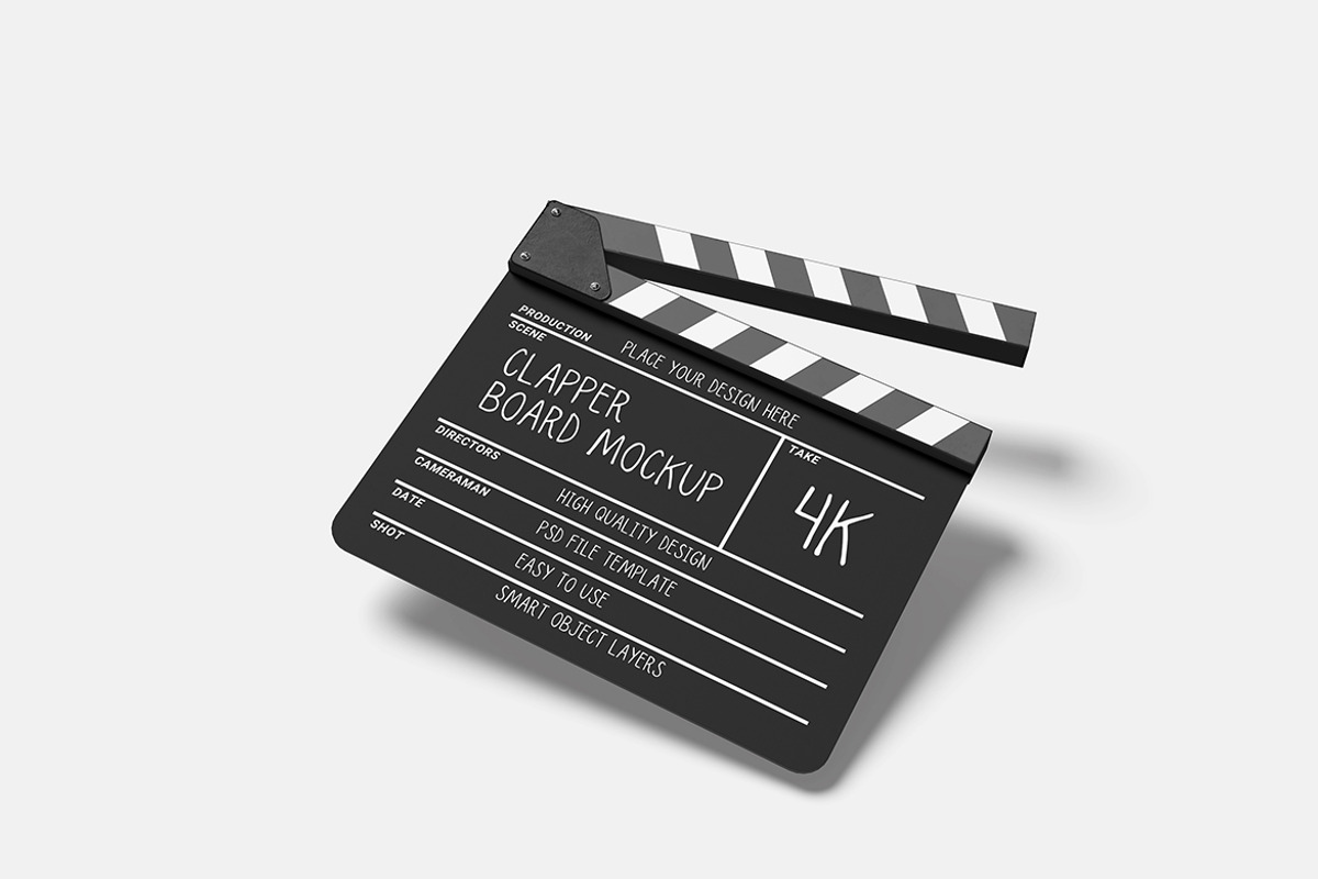 Clapper Board Mockup, a Product Mockup by bimockup