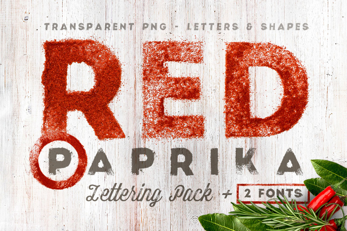 Red Paprika - Creative Lettering, a Font by Cruzine