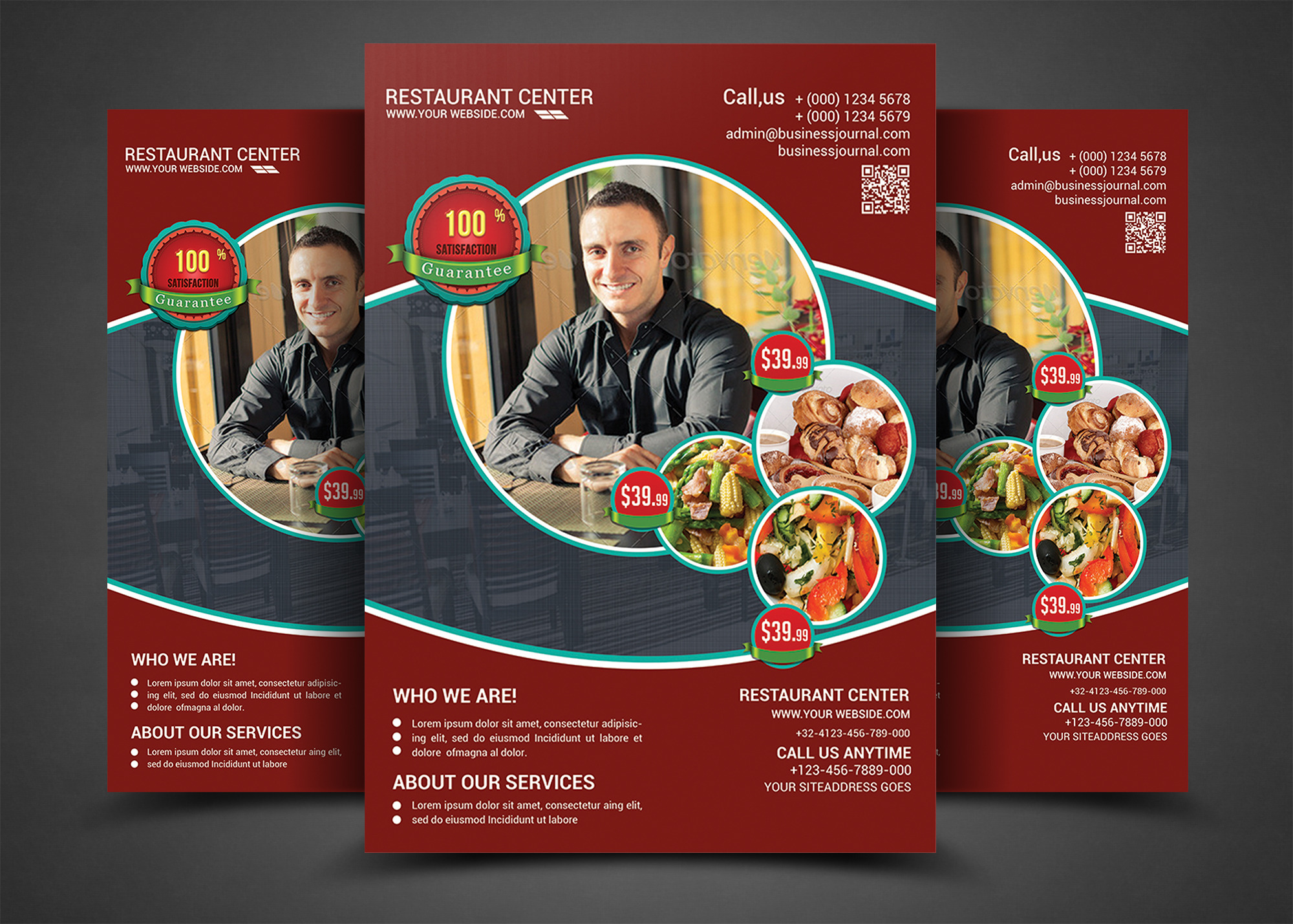 Best Food Resto - Restaurant Flyer, a Flyer Template by AfzaalGraphics