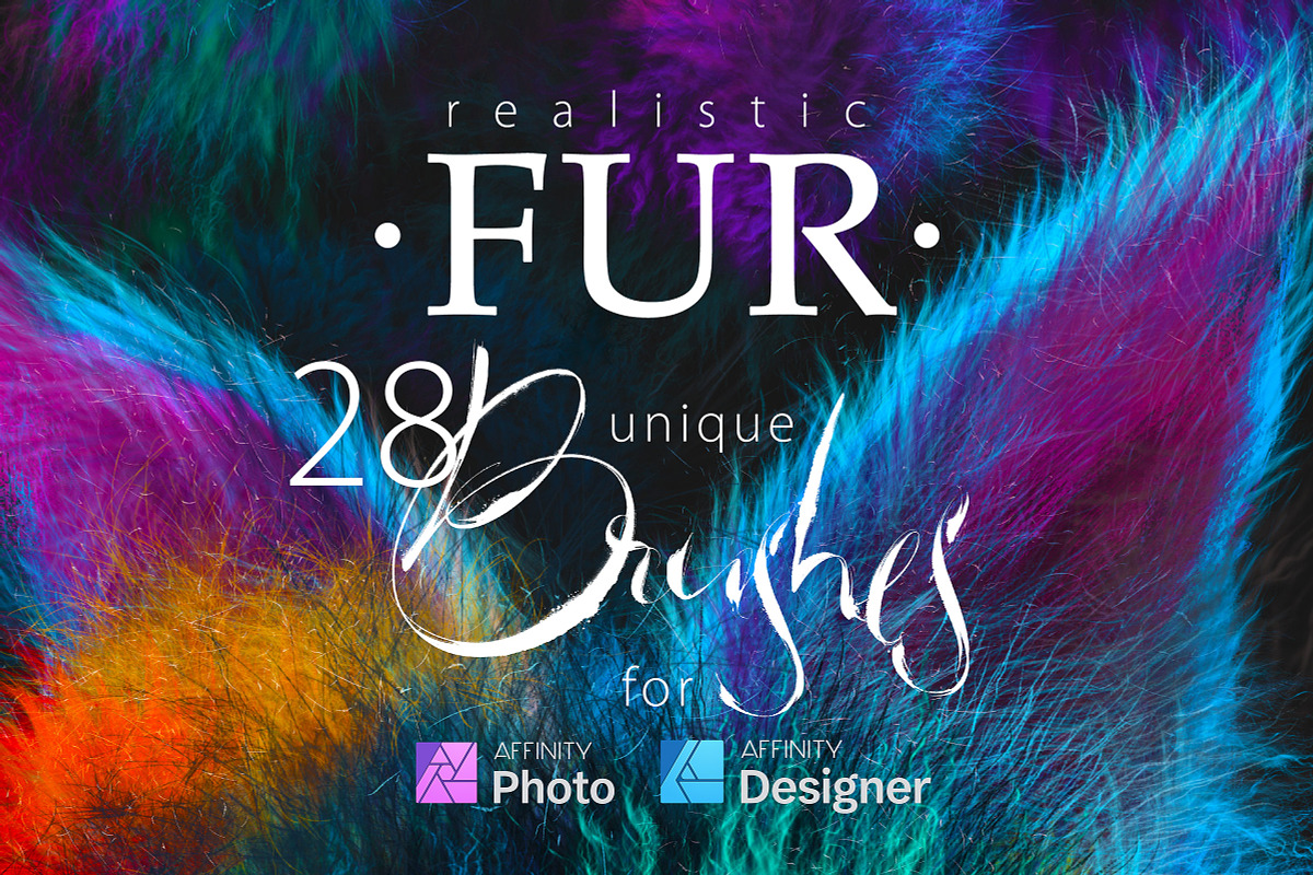 28 Realistic FUR Affinity Brushes