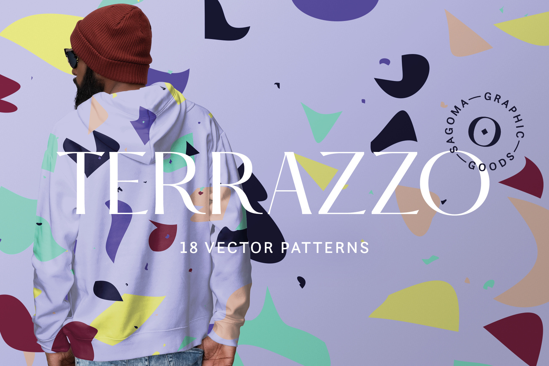 Terrazzo vector patterns, a Pattern Graphic by graphic bits