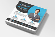 Square Business Flyers, a Flyer Template by Psd Templates