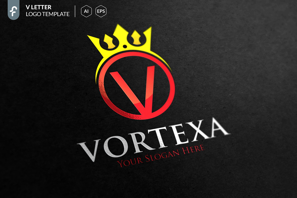 Vortexa Logo, a Branding & Logo Template by ft.studio