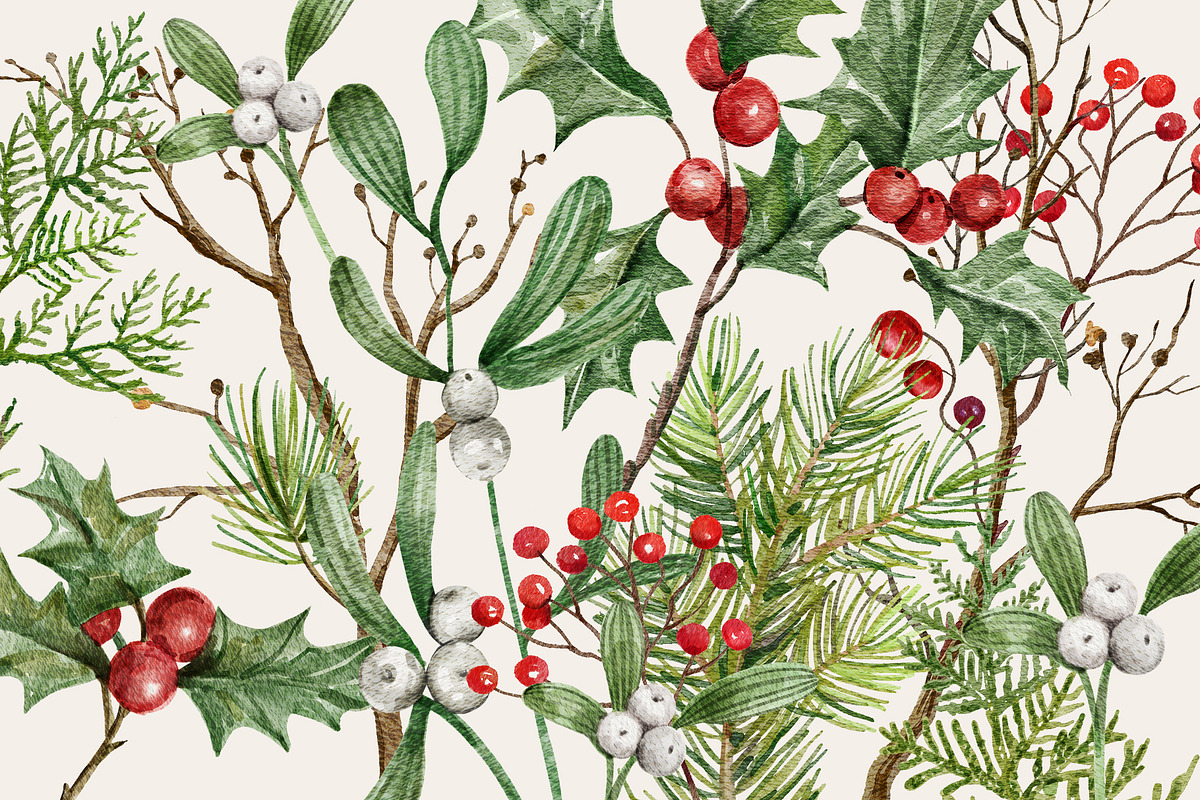 DECEMBER Watercolor Winter Set, an Object Graphic by Kaleriia