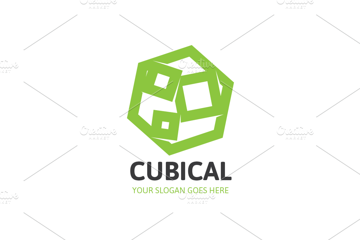 Cubical Logo, a Branding & Logo Template by MLJ studios | Creative Market