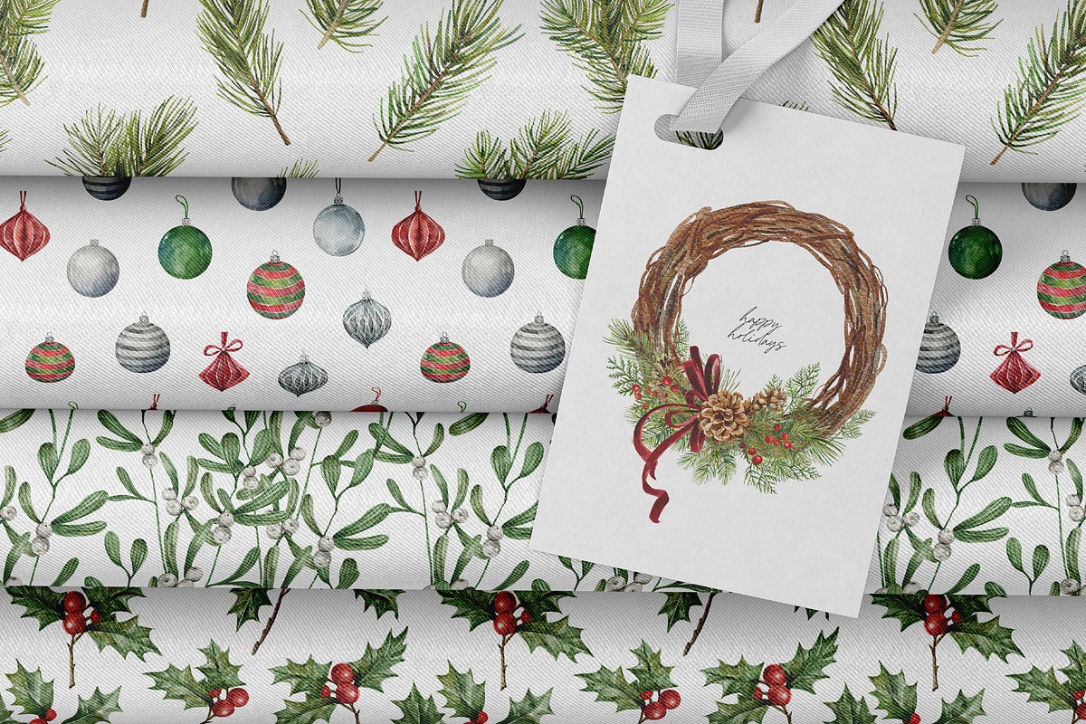 DECEMBER Watercolor Winter Set, an Object Graphic by Kaleriia