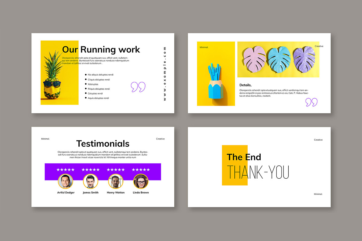 Bold and Bright Portfolio