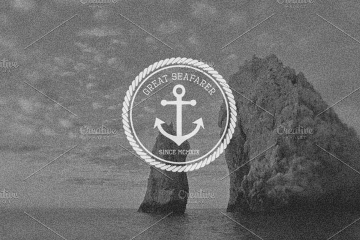 Nautical Badge & Logo, a Branding & Logo Template by ORCA Creative Store